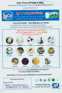 Health Is Wealth: IgCo Colostrum Milk a.k.a Miracle Milk