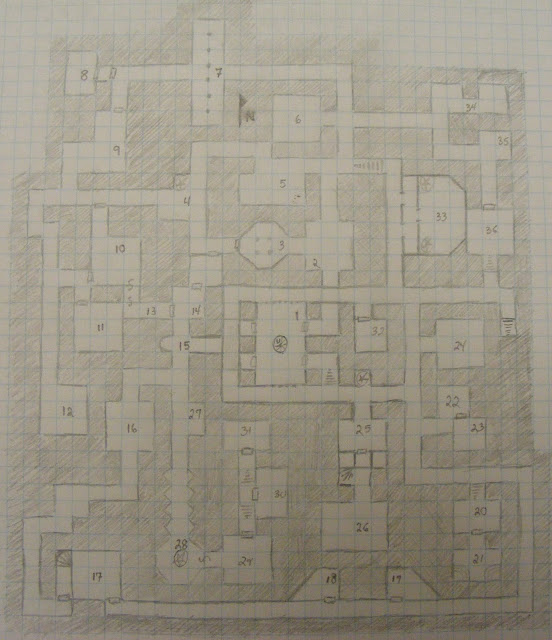 Tower of the Archmage: Megadungeon Map