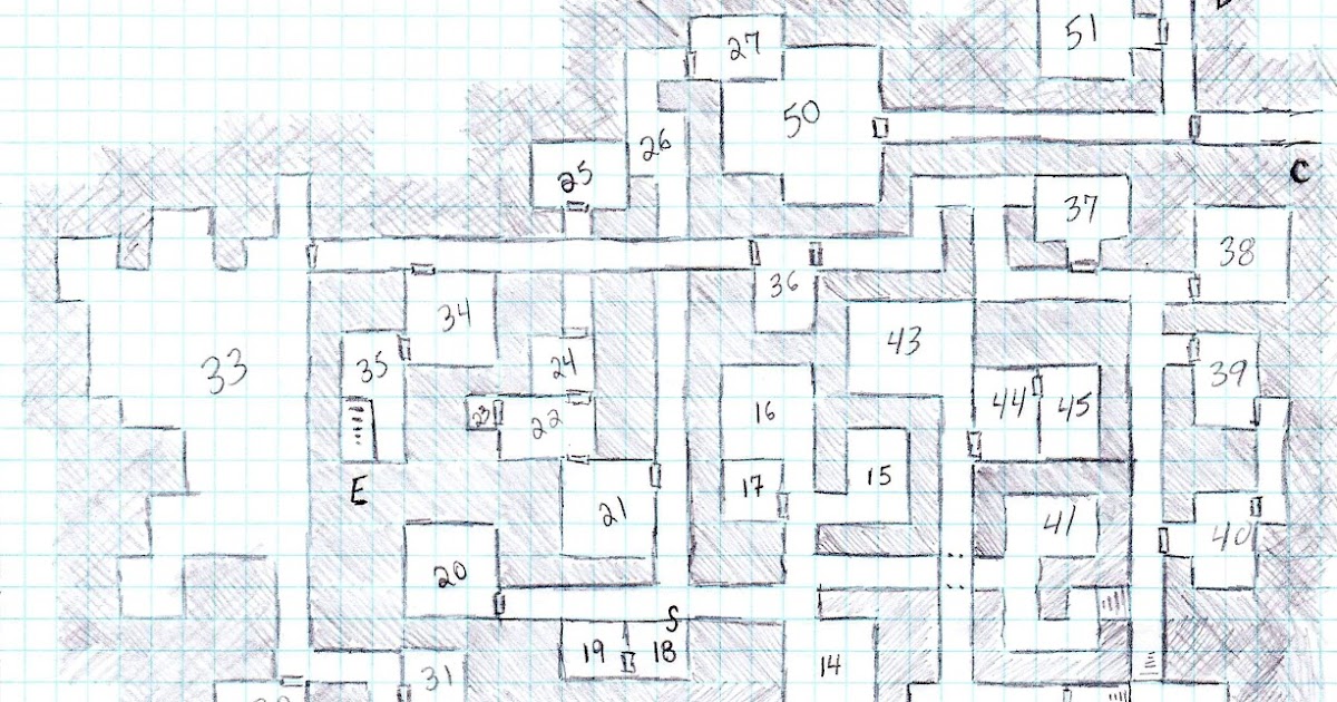 Tower of the Archmage: Megadungeon Map - Level 3b