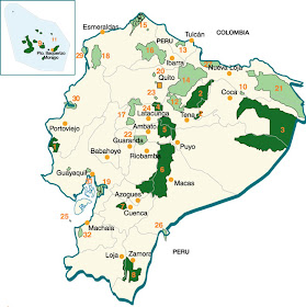Sangay National Park Map
