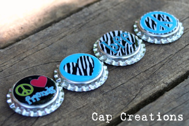 Cap Creations: Bottle Cap Magnet Tutorial
