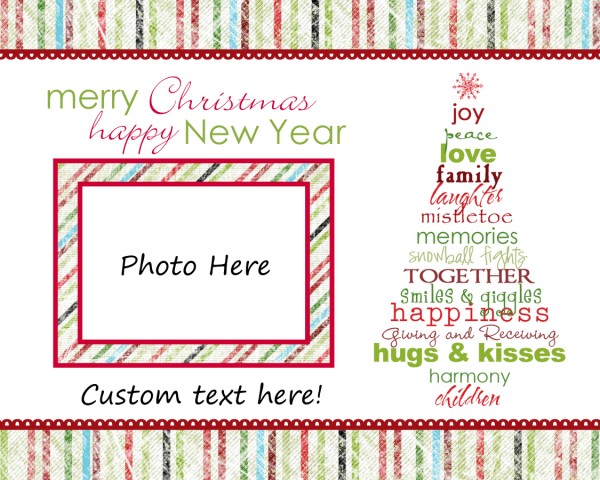 Cap Creations: Freebie Photo Christmas Cards