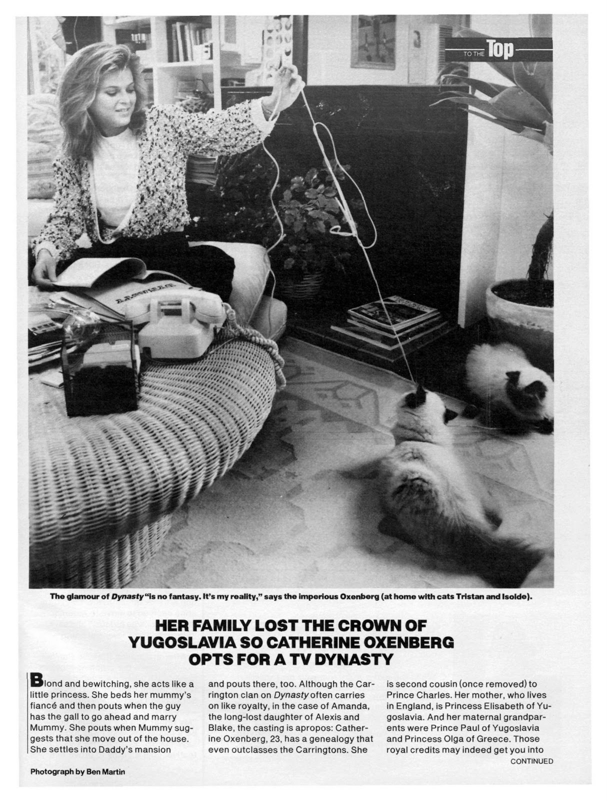 LBColby's DYNASTY Blog: Princess Catherine Oxenberg (1985)