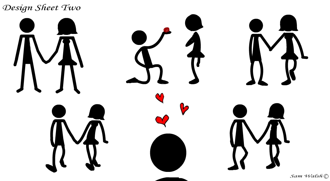 Sam Walsh Animation: Stickman Commercials ( Initial designs and test ...