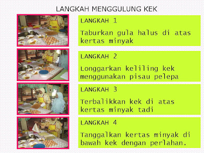 GALERI CIKGU NORLIZA..: Tingkatan 3 - Membuat Bahulu Gulung (Kaedah Enjut)