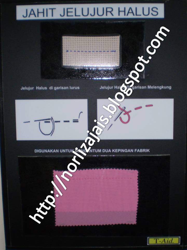 BBM KHB: BBM KHB : Jahitan Asas dan Jahitan Hiasan