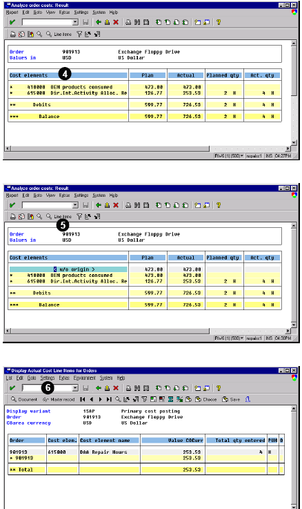 Sap Abap Sample Program For Order Cost Element Display Sap Abap