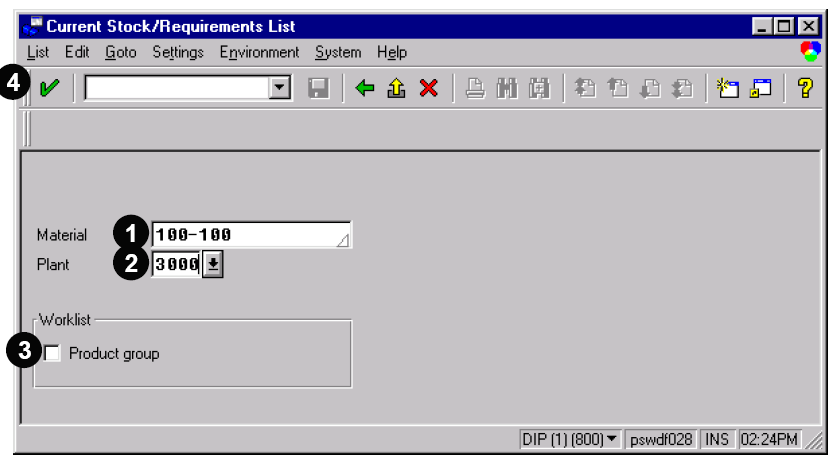 ABAP Programming Report Stock Requirement List - SAP ABAP