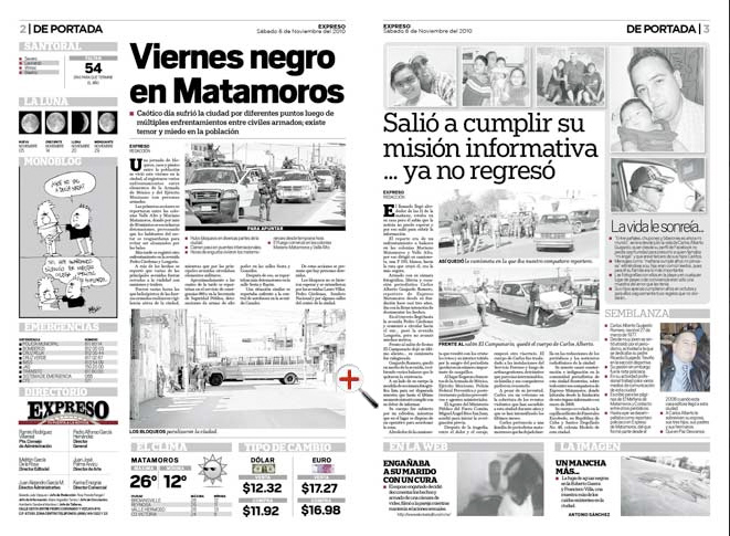 El Silencio en Matamoros: Tony Tormenta amordaza, aun muerto ~ Daño ...