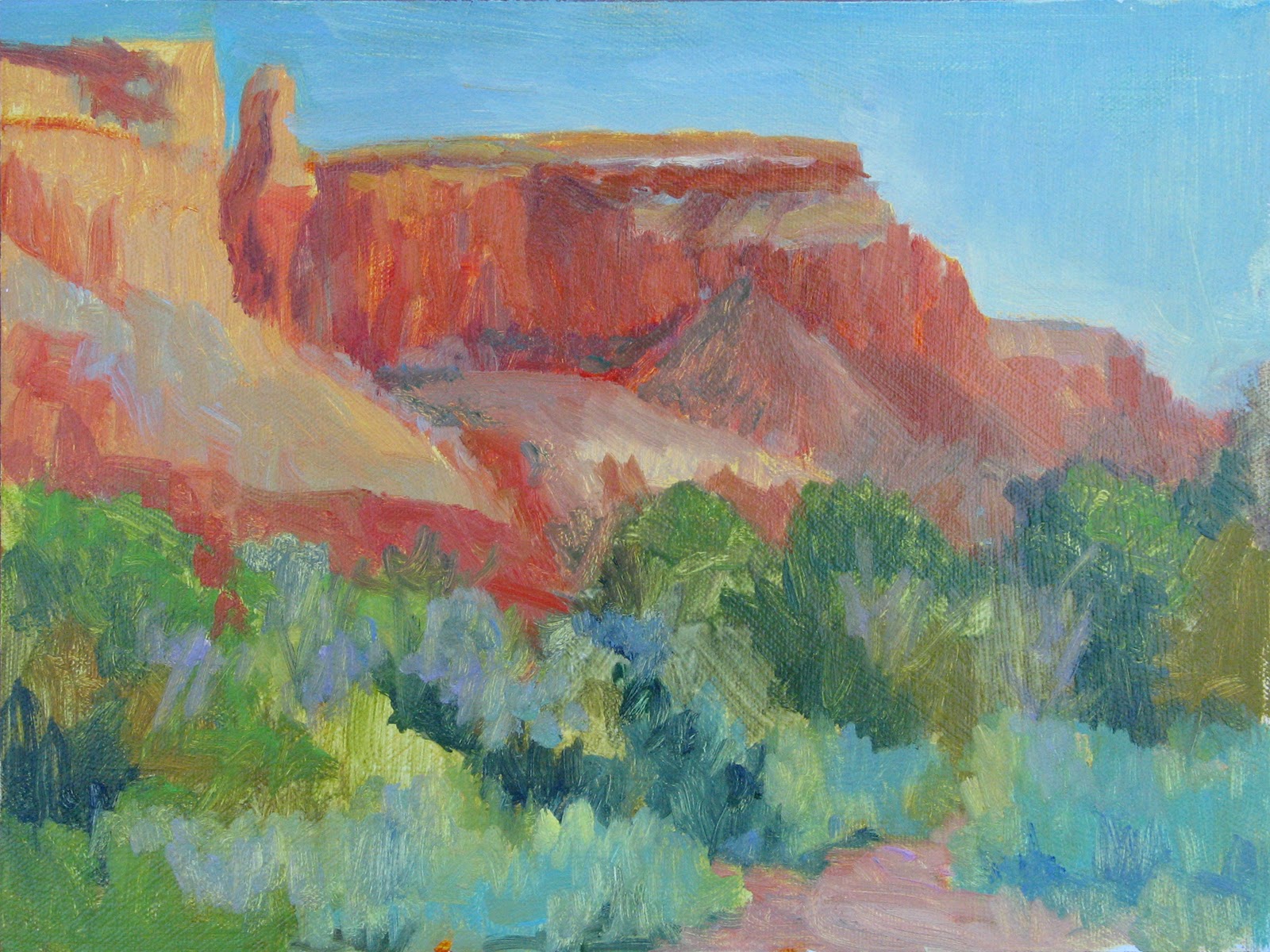 Marsha Hamby Savage Art: More From Ann Templeton and Ghost Ranch Workshop