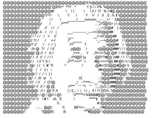 Desenhos em ASCII | O Mesmo Show