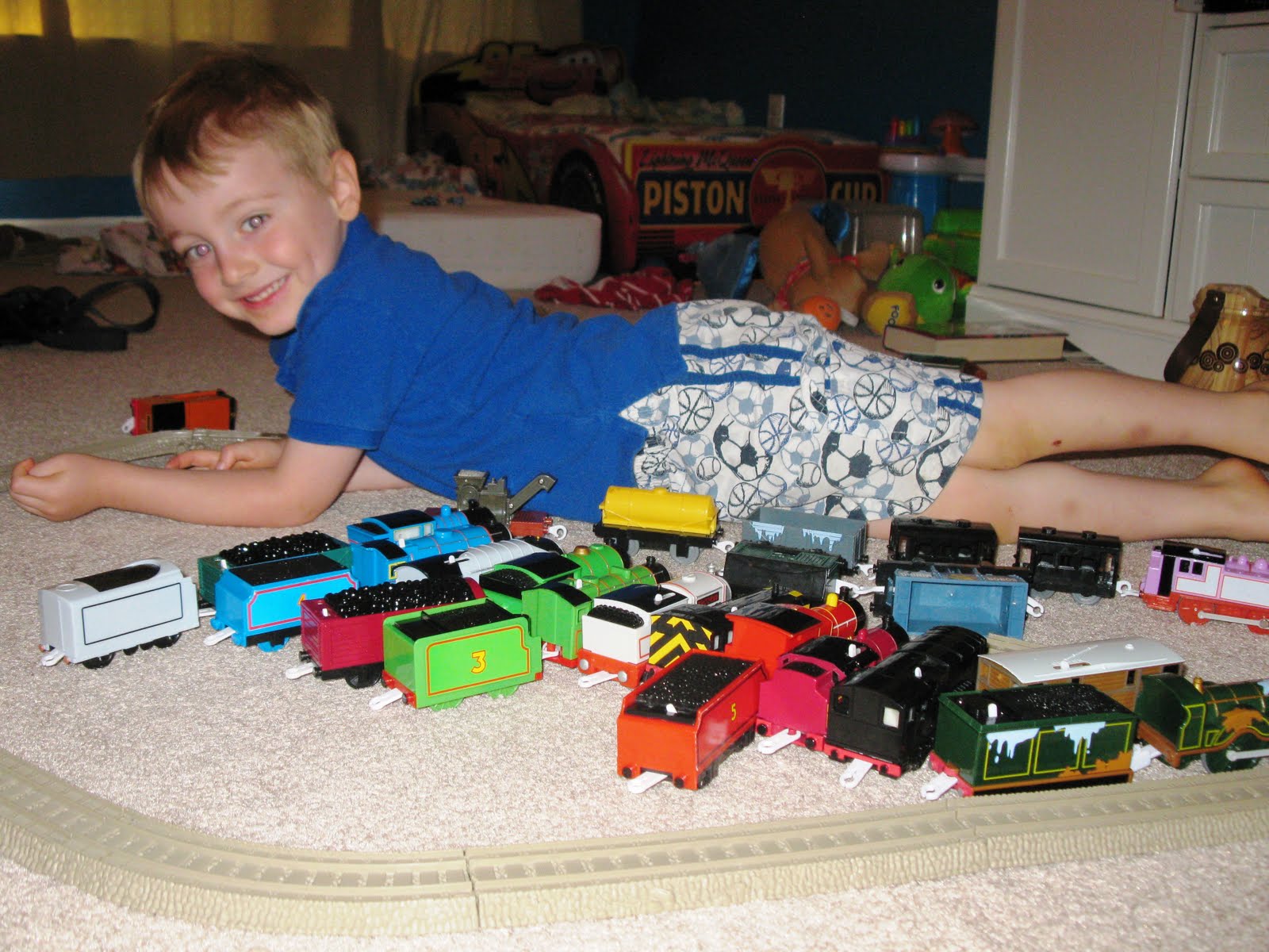The Thomas Troop: Trains are a boys best friend!