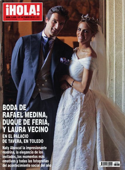 Boda de reyes para Rafael Medina y Laura Vecino