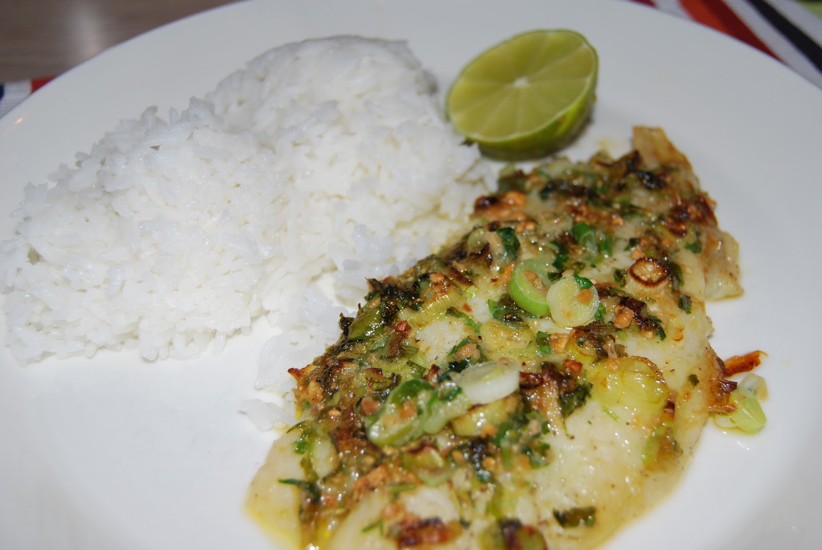 Life in the Netherlands: Buttered fish with coriander, nuts and spring ...
