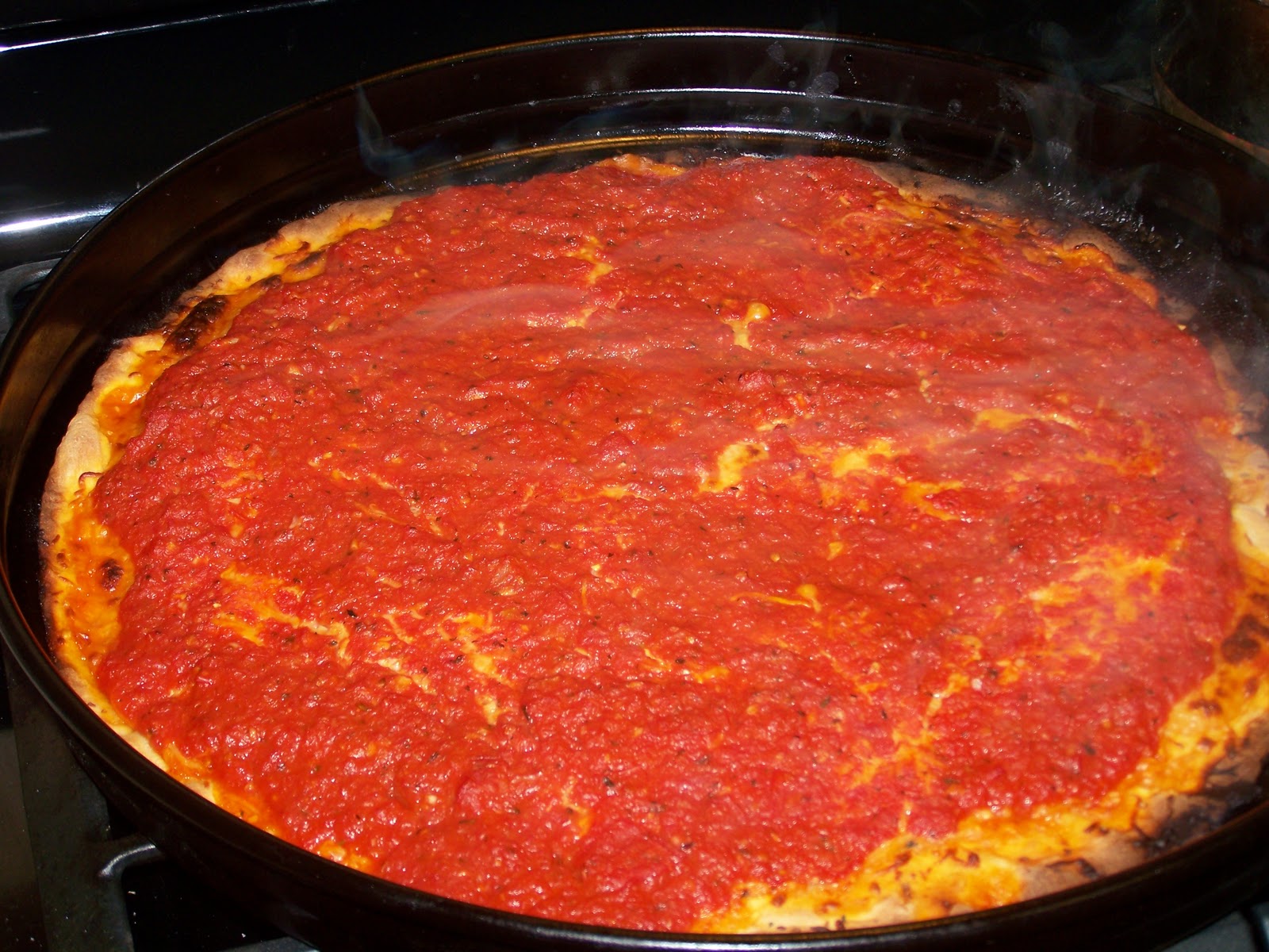 Tupper Cooks!: Upside Down Pizza.......