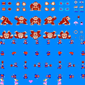 Super Mario Tilesets!: DONKEY KONG TILES