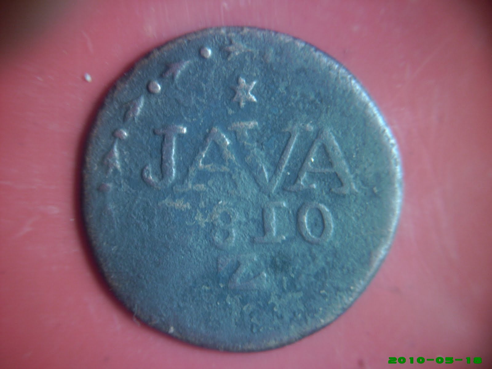 KOIN KUNO BELANDA: KOIN Java Z L.N Monogram 1810 dan Jave z evic 1812