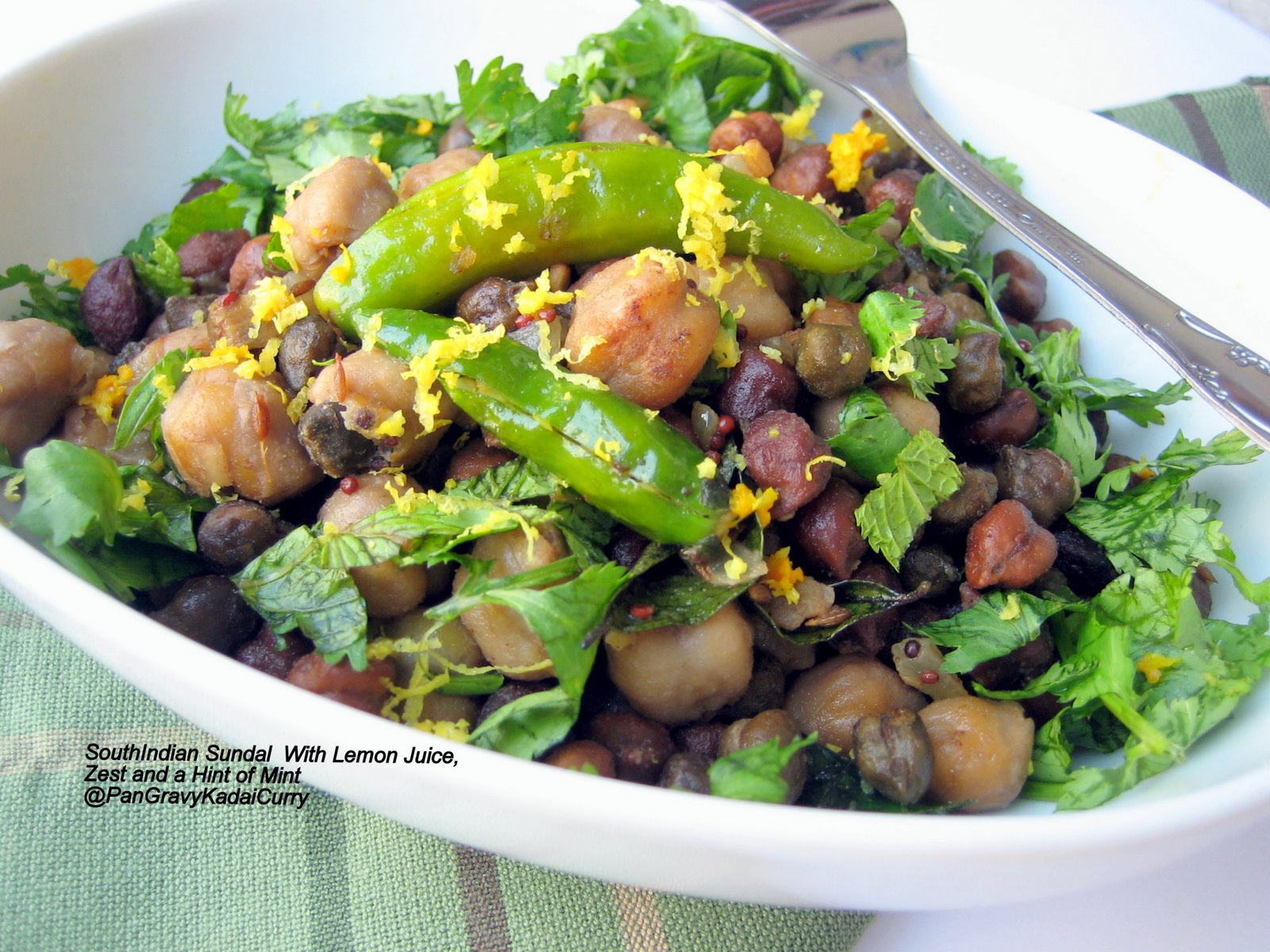 Pan Gravy Kadai Curry: GastronomicGallivant: SouthIndian Sundal With ...