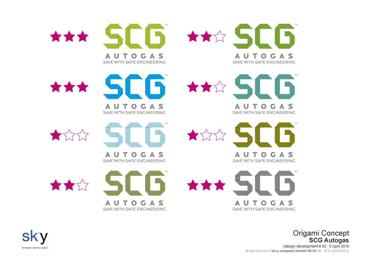 ace*design / koradon: scg group logo 3rd draft : Option 2