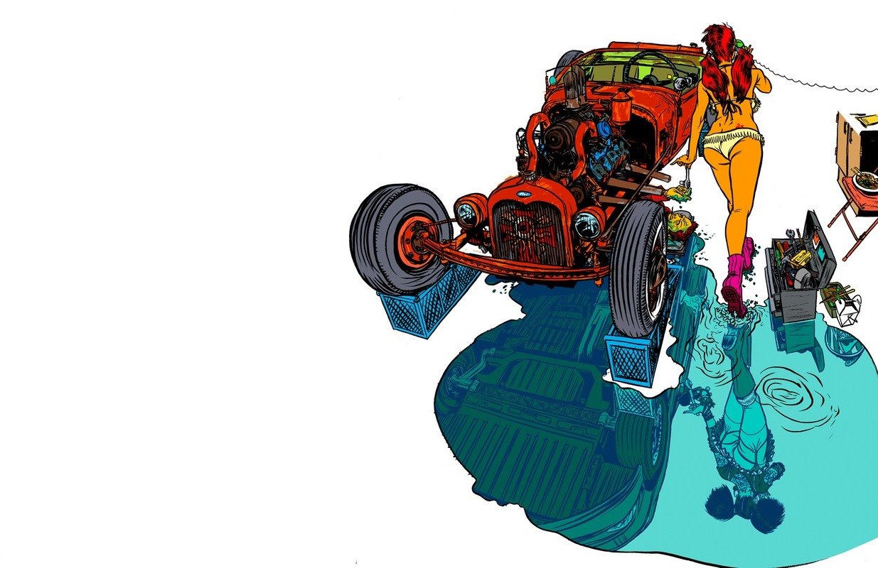 Hot Rod Art - RocketGarage - Cafe Racer Magazine