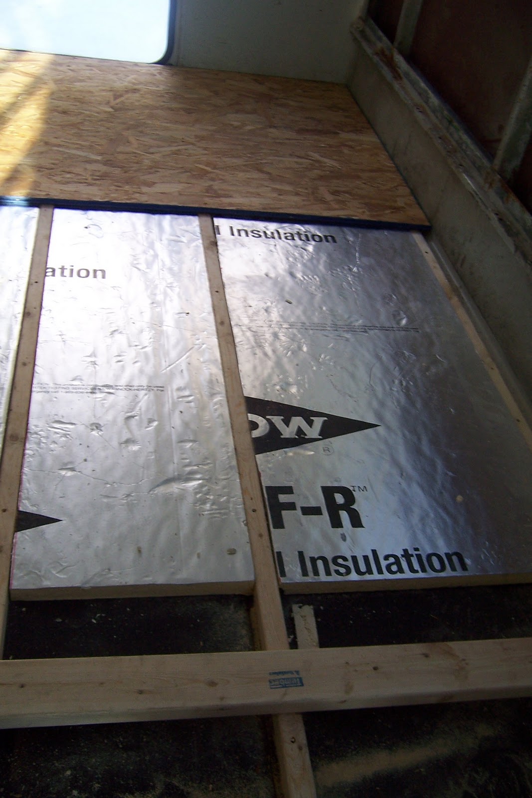 Farm Bus: Insulation and Sub Floor
