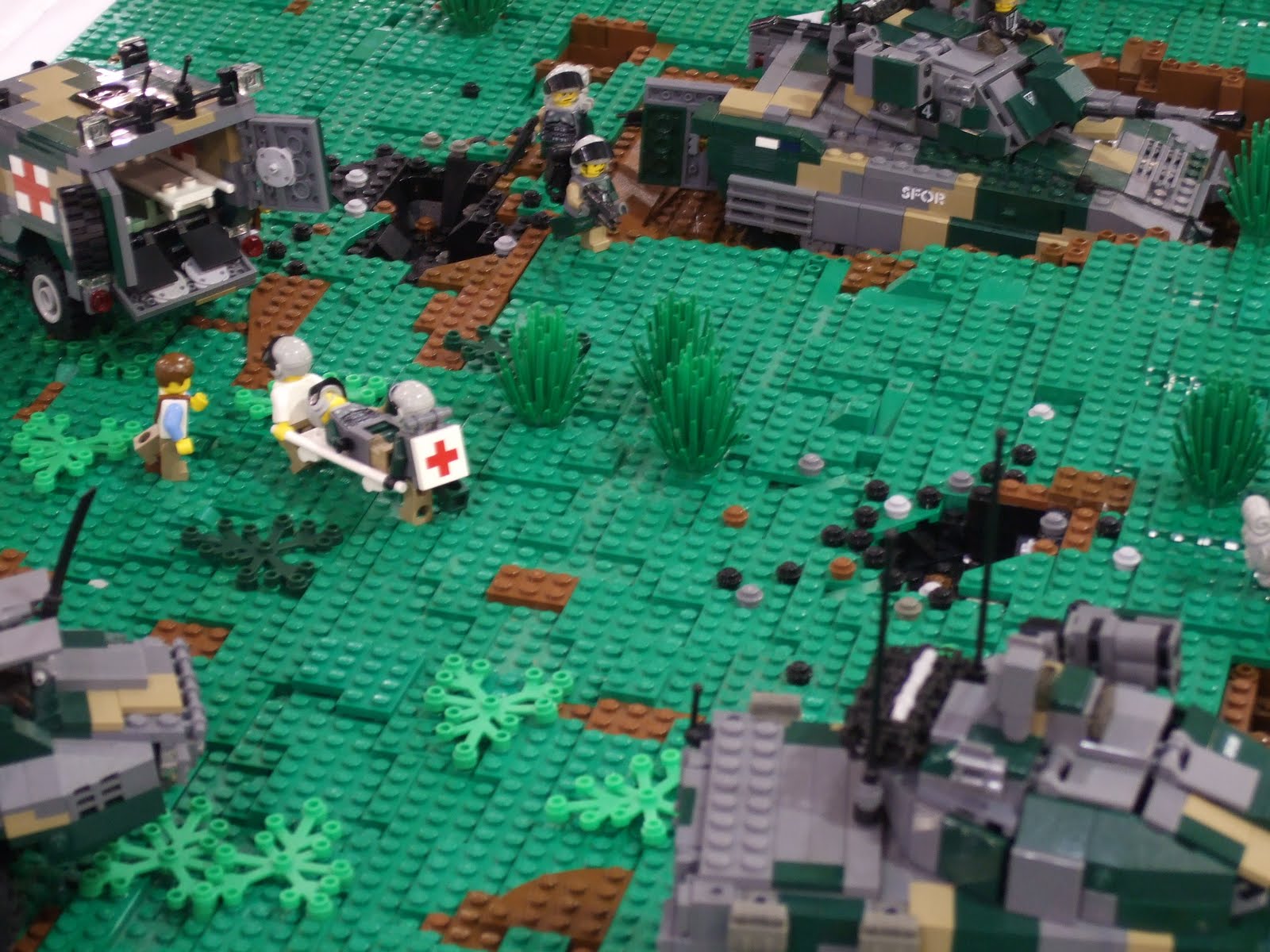 LEGO Military Models: Modular Landscaping and BrickFair Battlefields
