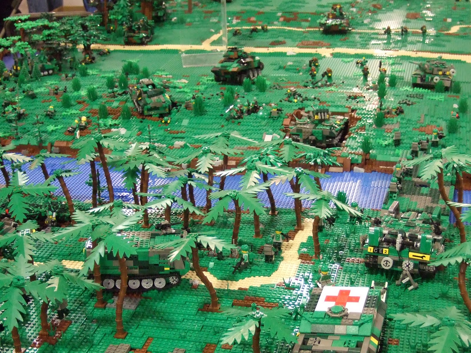 LEGO Military Models: Modular Landscaping and BrickFair Battlefields