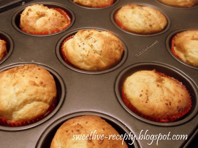 .. z lásky k vareniu ...: Slané zemiakové muffiny