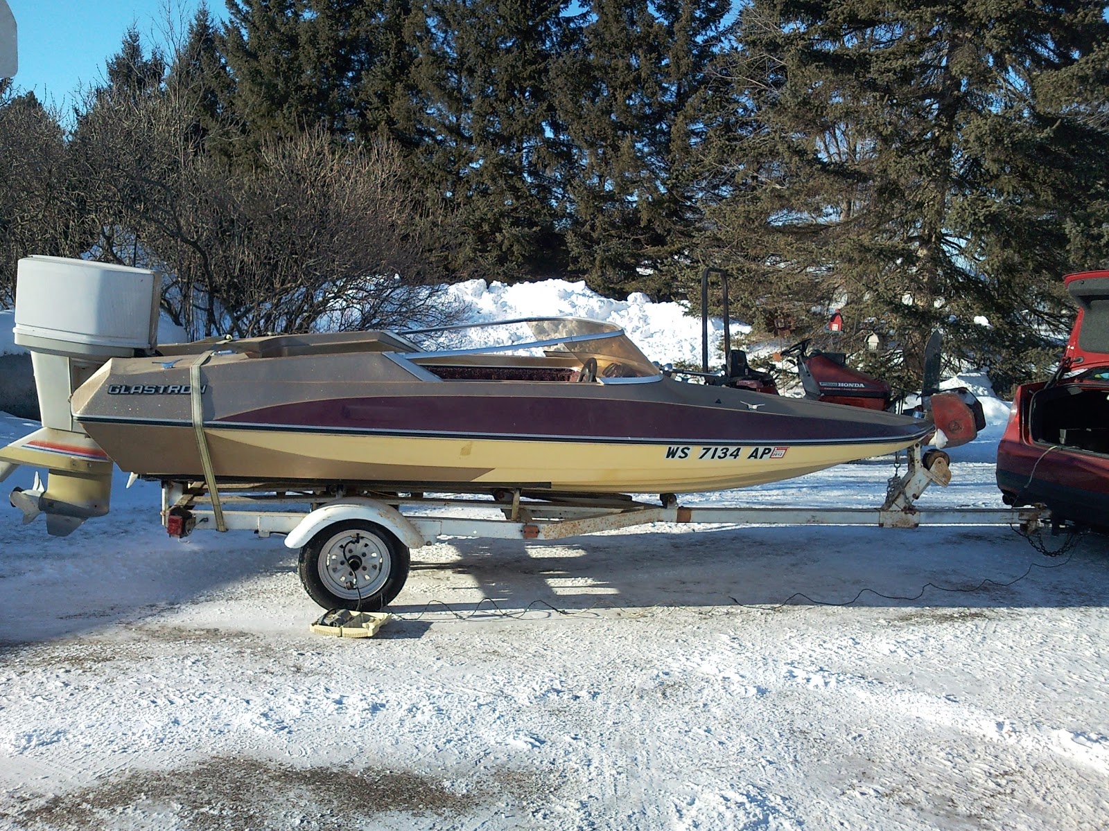 Joe's 1979 Glastron GT-150: February 3rd, 2011 - I picked it up.