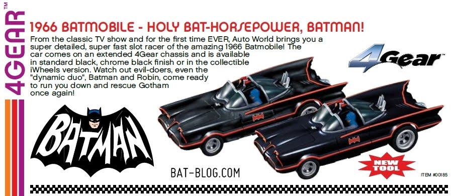 Batman Wallpaper Media: New 1966 BATMAN TV SHOW BATMOBILE SLOT CAR RACE ...