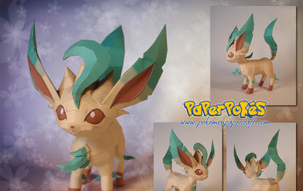 PaperPokés - Pokémon Papercraft: LEAFEON