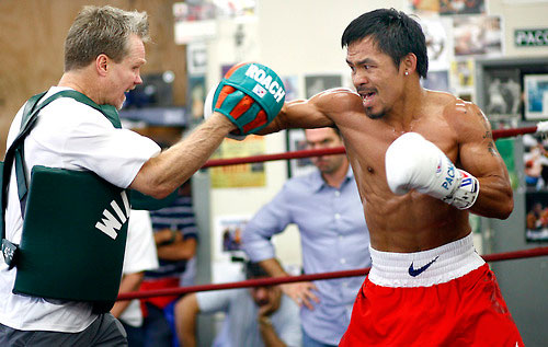 mhaileon: Manny Pacquiao Training