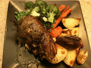 ~ Mag's Kitchen Garden ~: Recipe: Roast Lamb with Roasted Vegetables