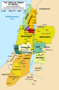 Lebanon Bible Map