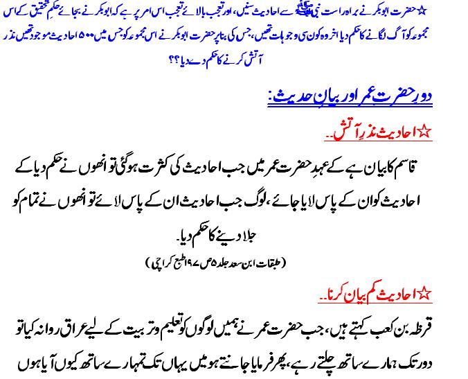 My Articles..: Tadween e Hadees Ki Tareekh Aur Saqlain..