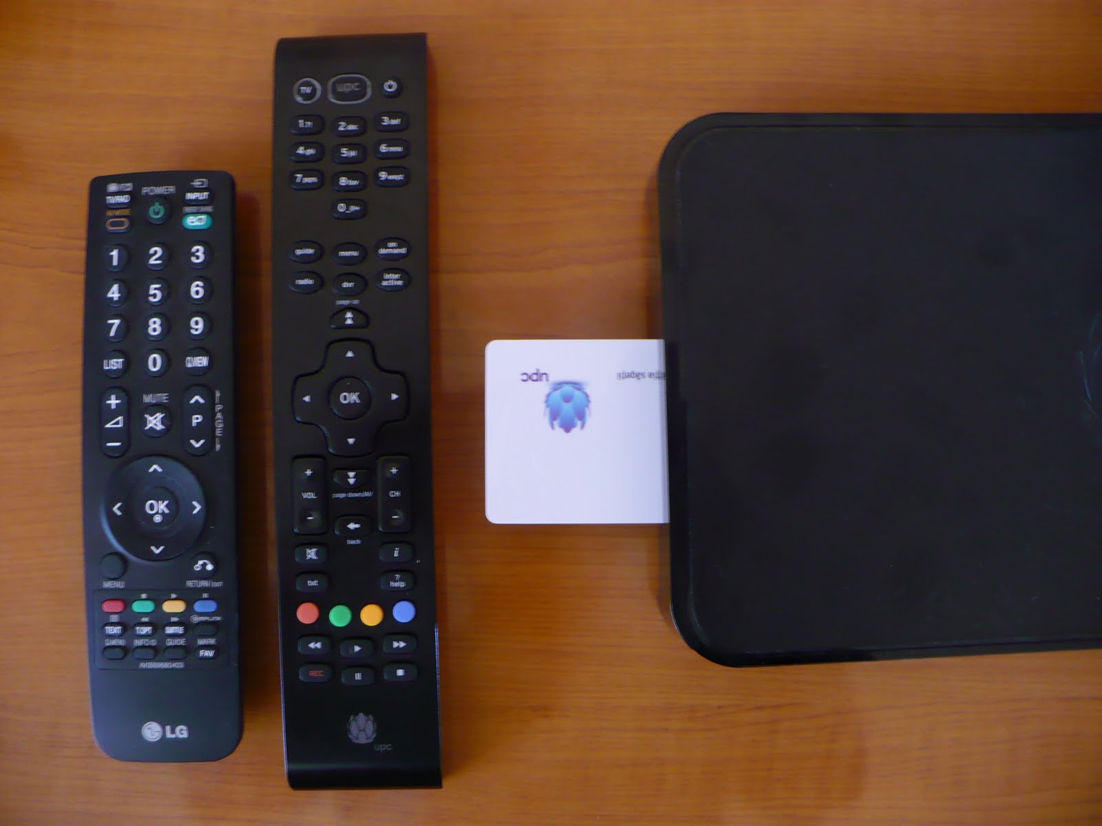 RealTest: remote control of new hd receiver from UPC