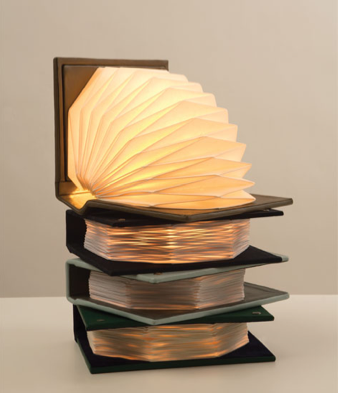 Booklicious: A Literary Lamp: The Book Light