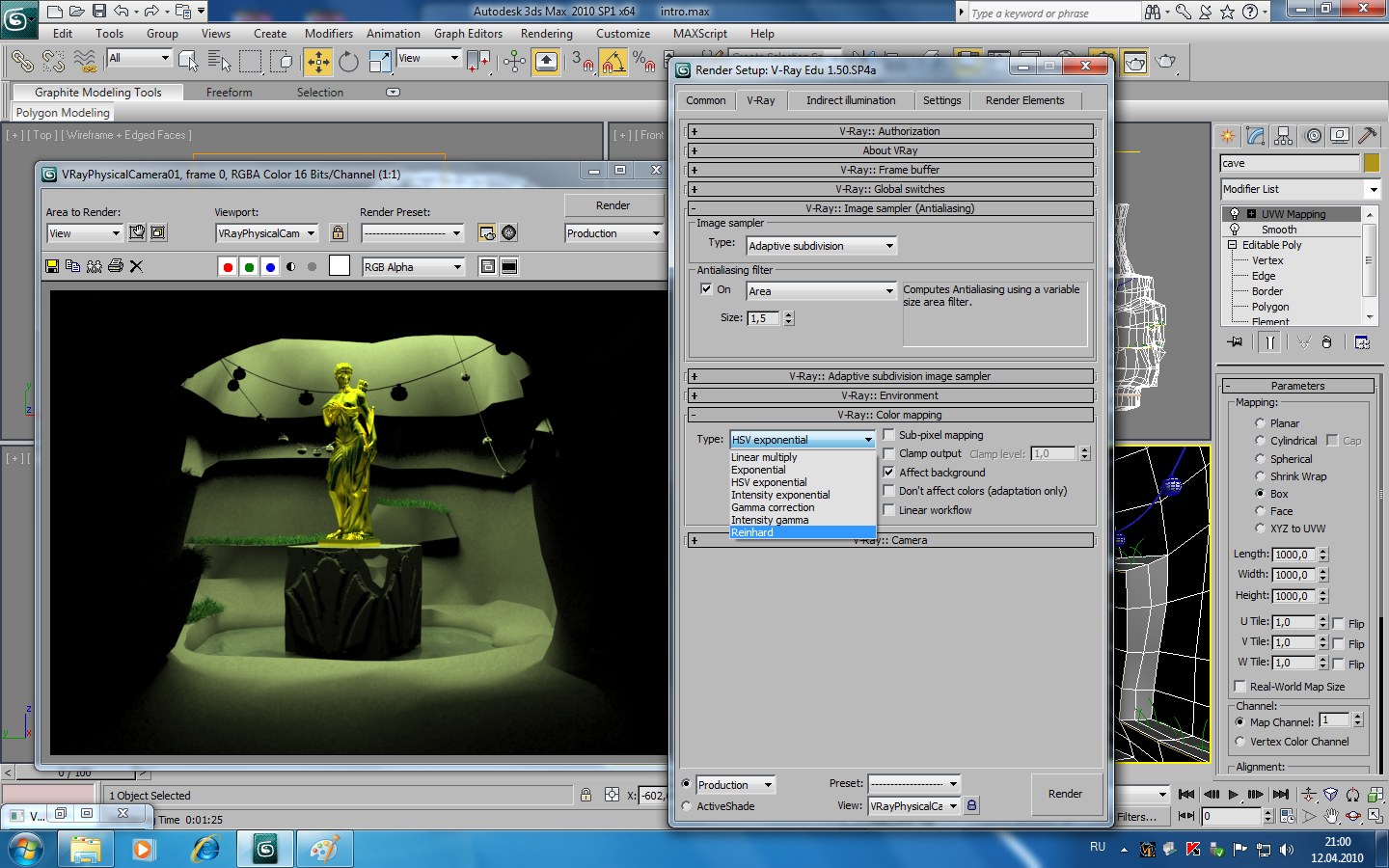 3D Maxia: V-Ray Lesson 1