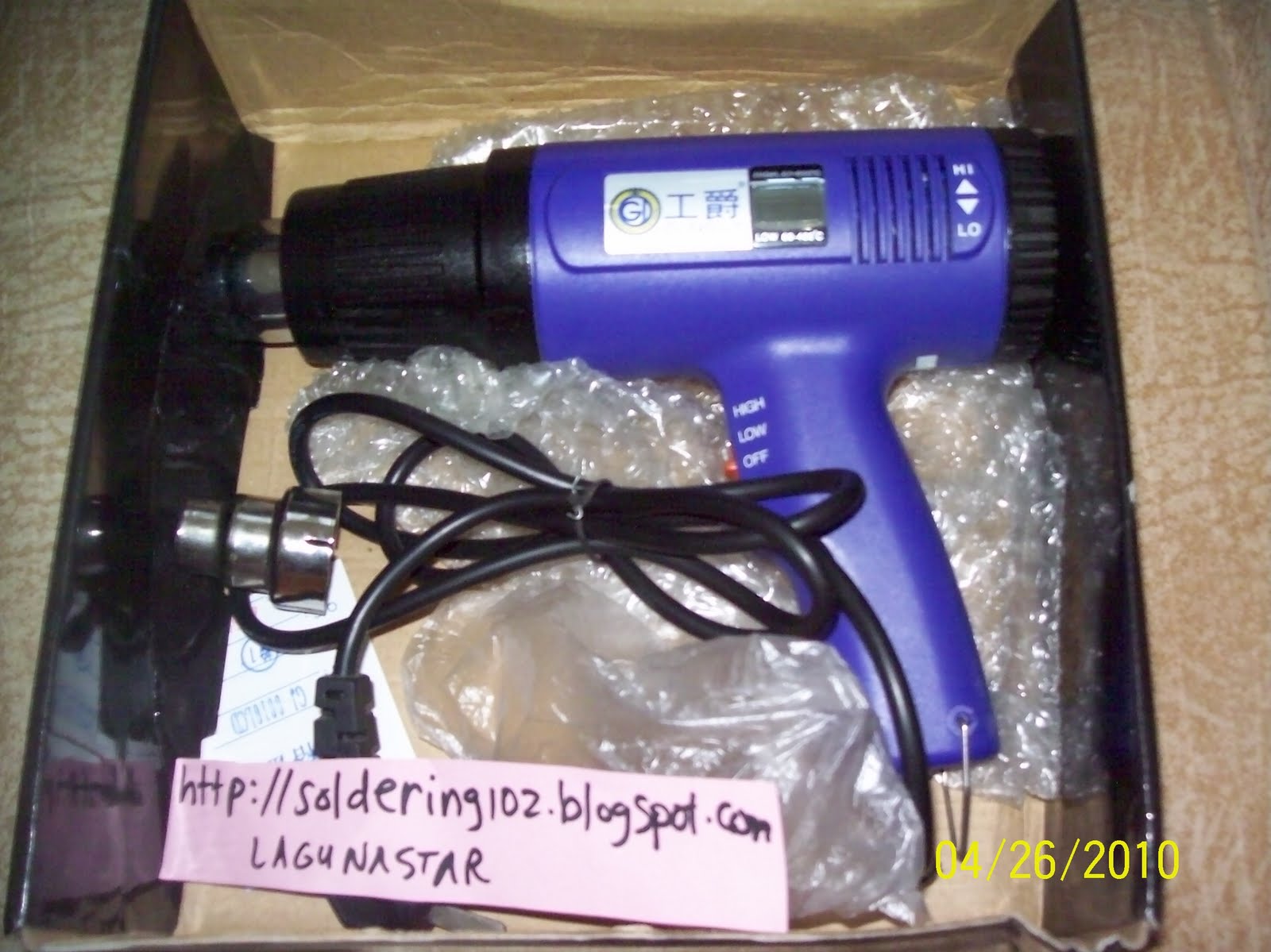 Soldering, Anti-Static, ThermoMeters Philippines: 8016 ELECTRONIC HEAT GUN
