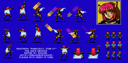 Grey's Geektivities: Phantasy Star 4 Heroes: Rika