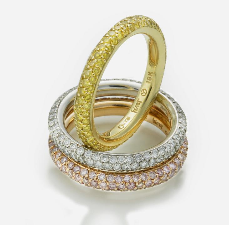 Colored Diamonds: Etienne's Natural Color Diamond Wedding Ring Designs ...