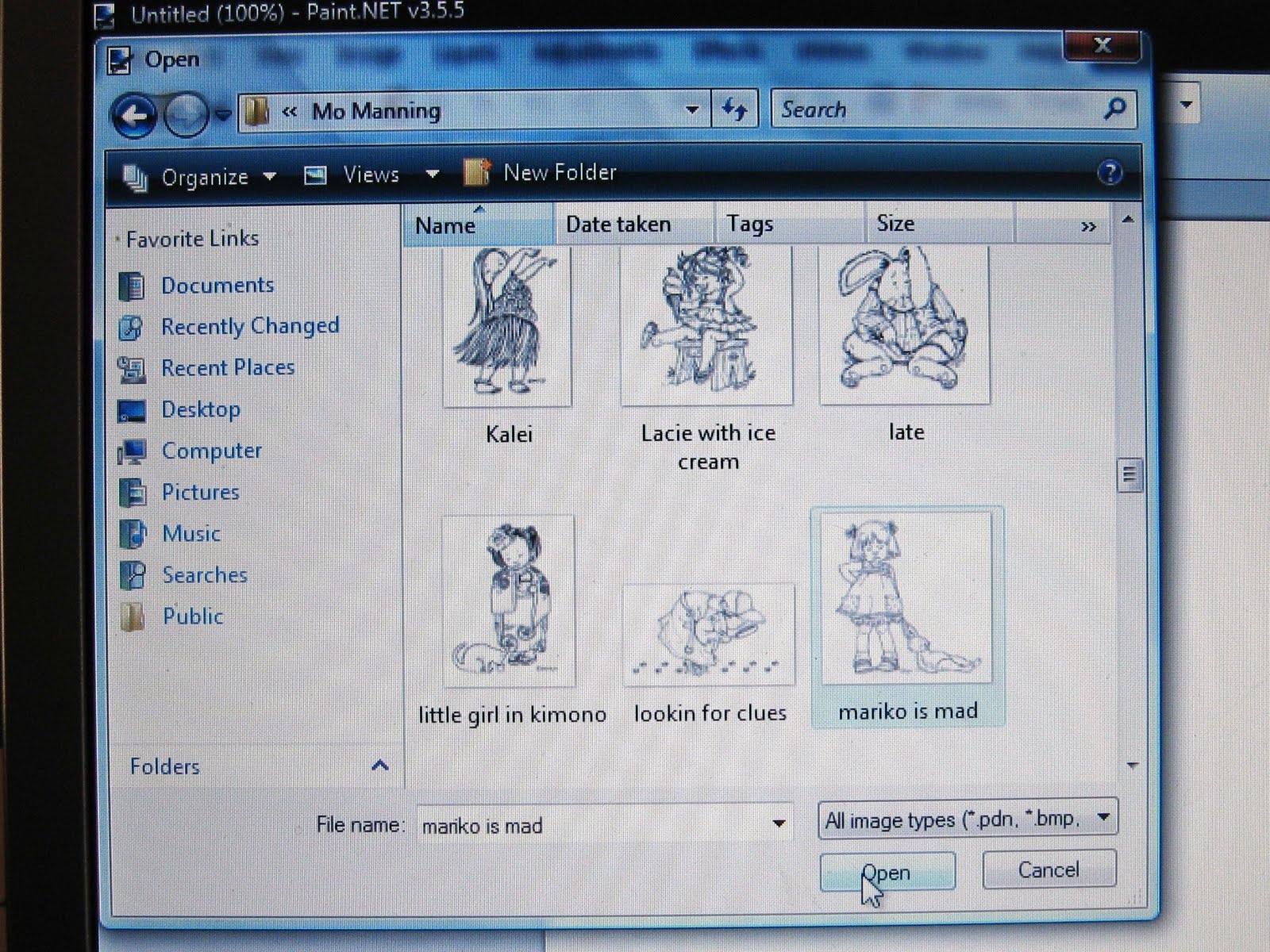 Debbie P's Place: Merging Digital Images Using Paint.NET