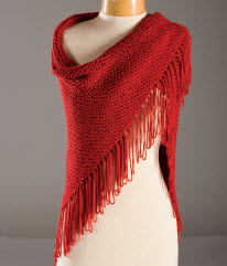 knitqwik: Happy 4th of July! Knit a Red Shawl!