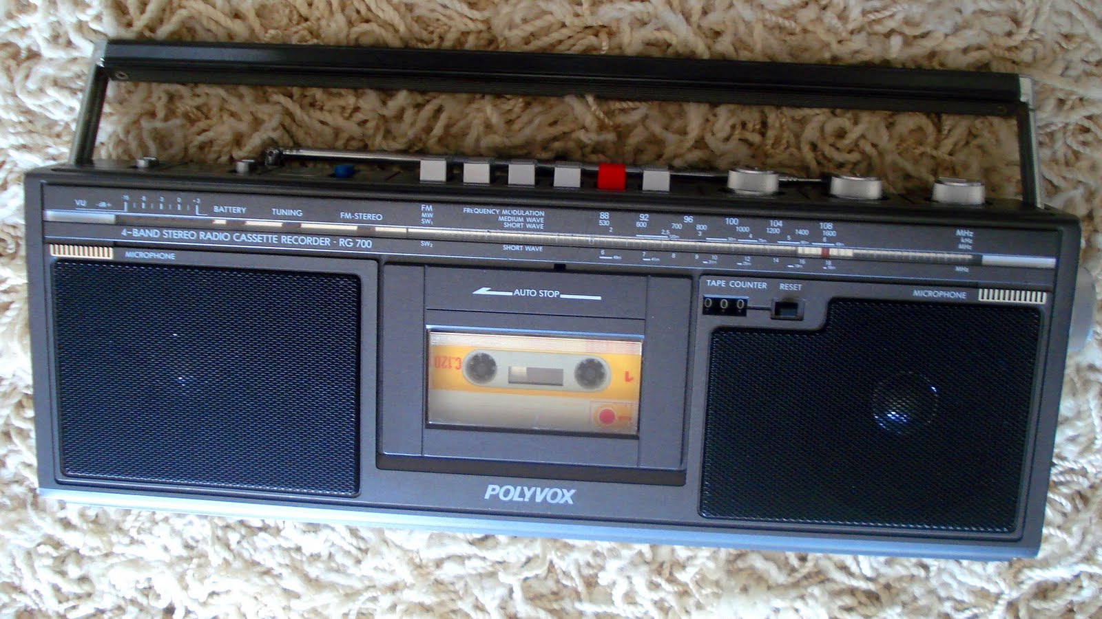 Página do Tempo/Janela do Tempo: RG 700- Polyvox RG 700