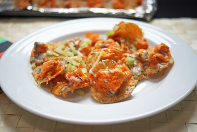 Piccante Dolce: Superbowl Eats: Buffalo Chicken Nachos