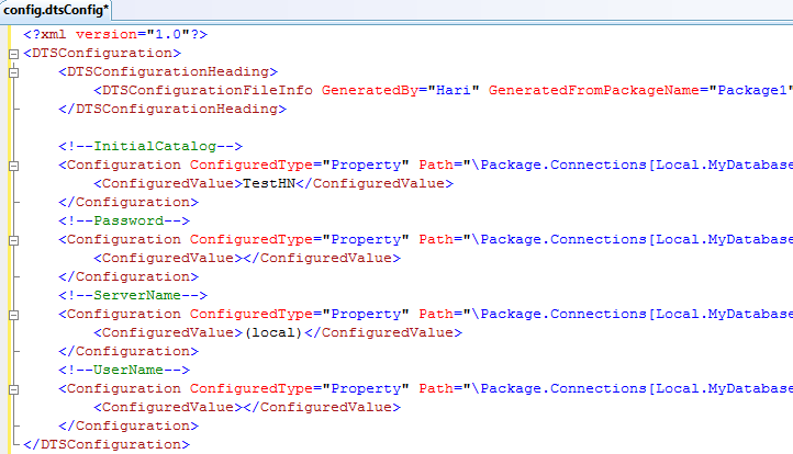 Tips And Tricks For Sql Server Developers Ssis Package Configuration In Sql Server 2008