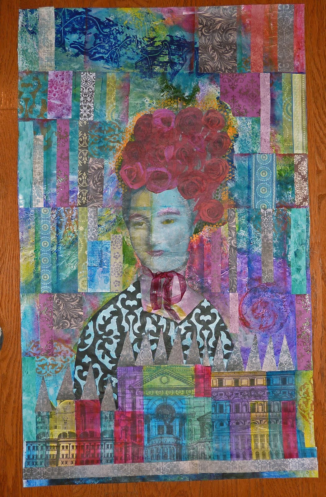 Artistic Journeys: Altered Art Baroque Collage