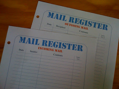 Mail Register Printable Forms - Paperbased.net
