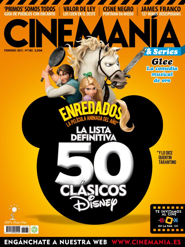 Princesas Disney: Enredados en portada de Cinemania