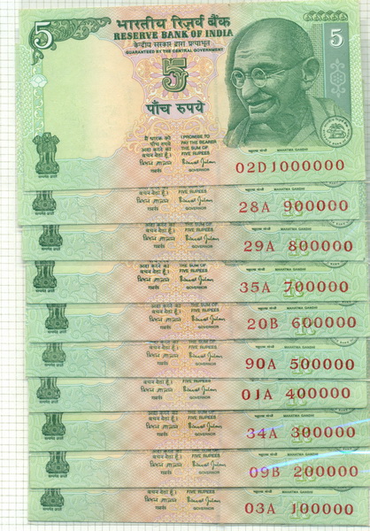 Passion Has No Cost: Collection Of Indian Currency with Fancy Numbers ....